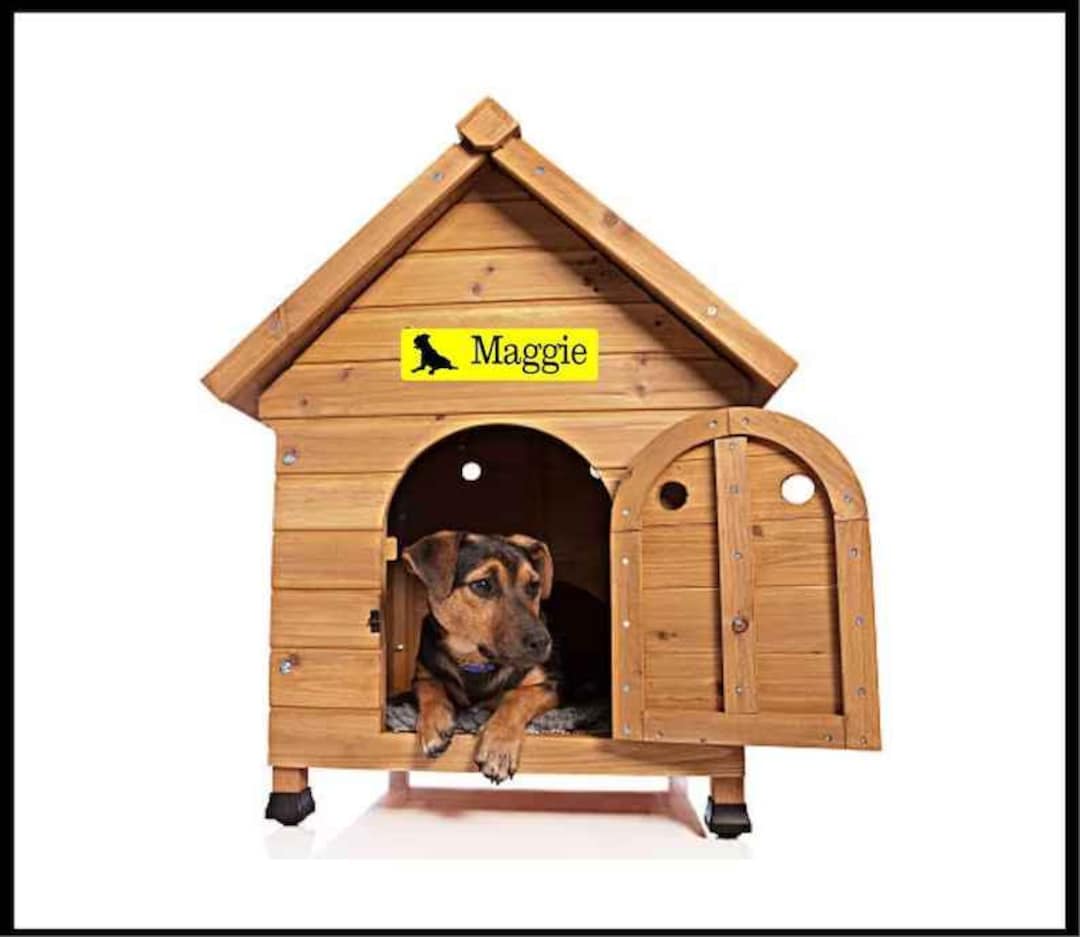 Custom Dog House Sign | Dog Name Sign | Dog Name Plaque | Pet ...