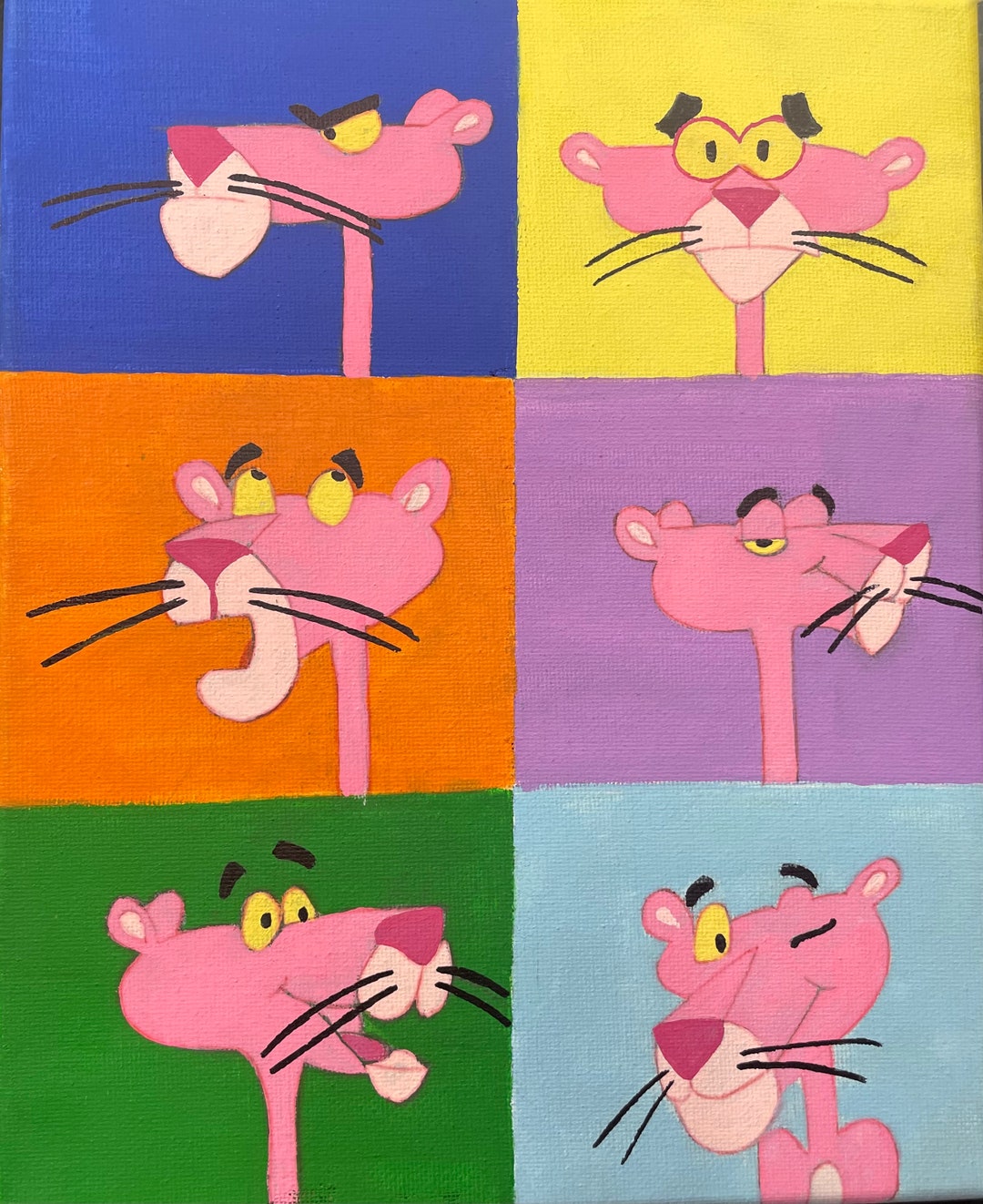 Pink Panther Painting - Etsy