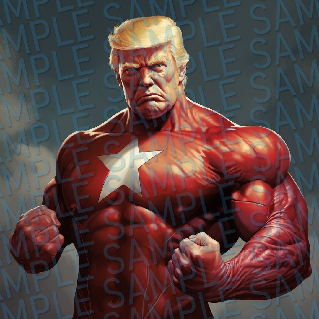 Donald Trump Super Hero Super Trump PNG Digital Download - Etsy