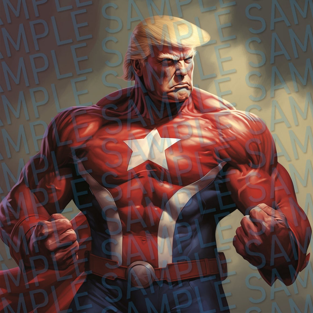 Donald Trump Super Hero Super Trump PNG Digital Download - Etsy