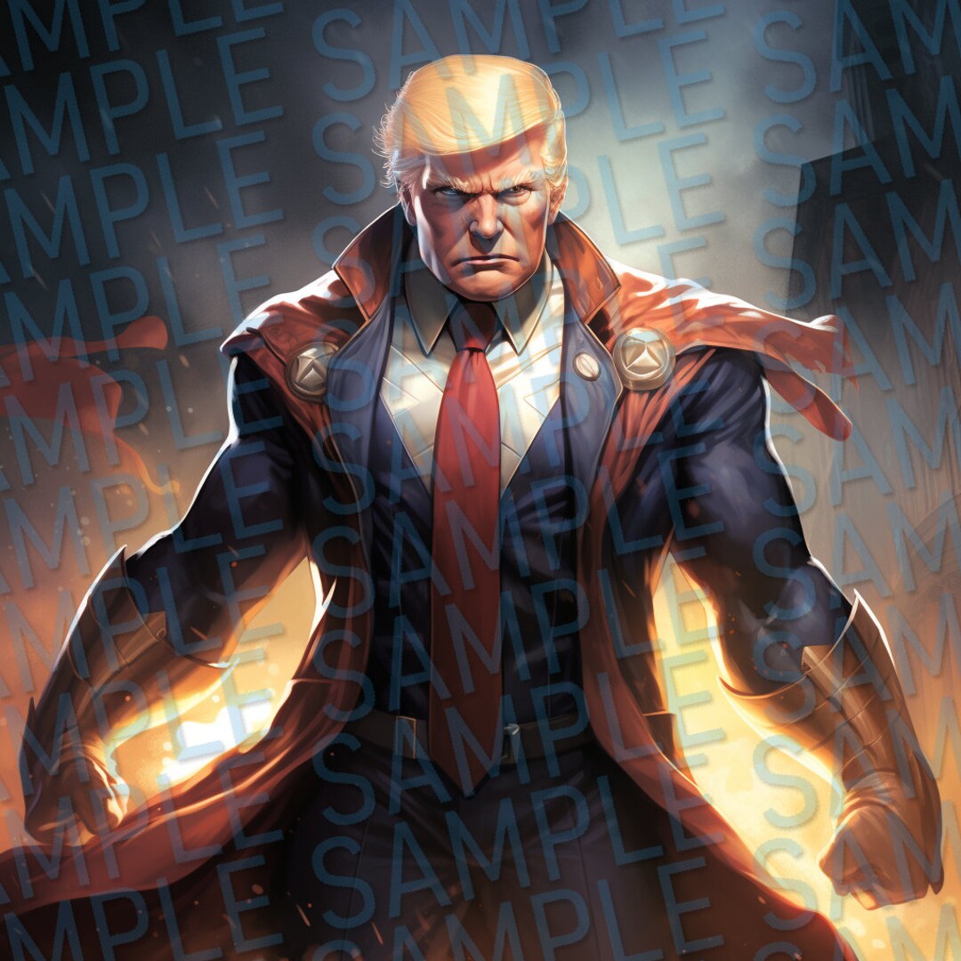 Donald Trump Super Hero Super Trump PNG Digital Download - Etsy