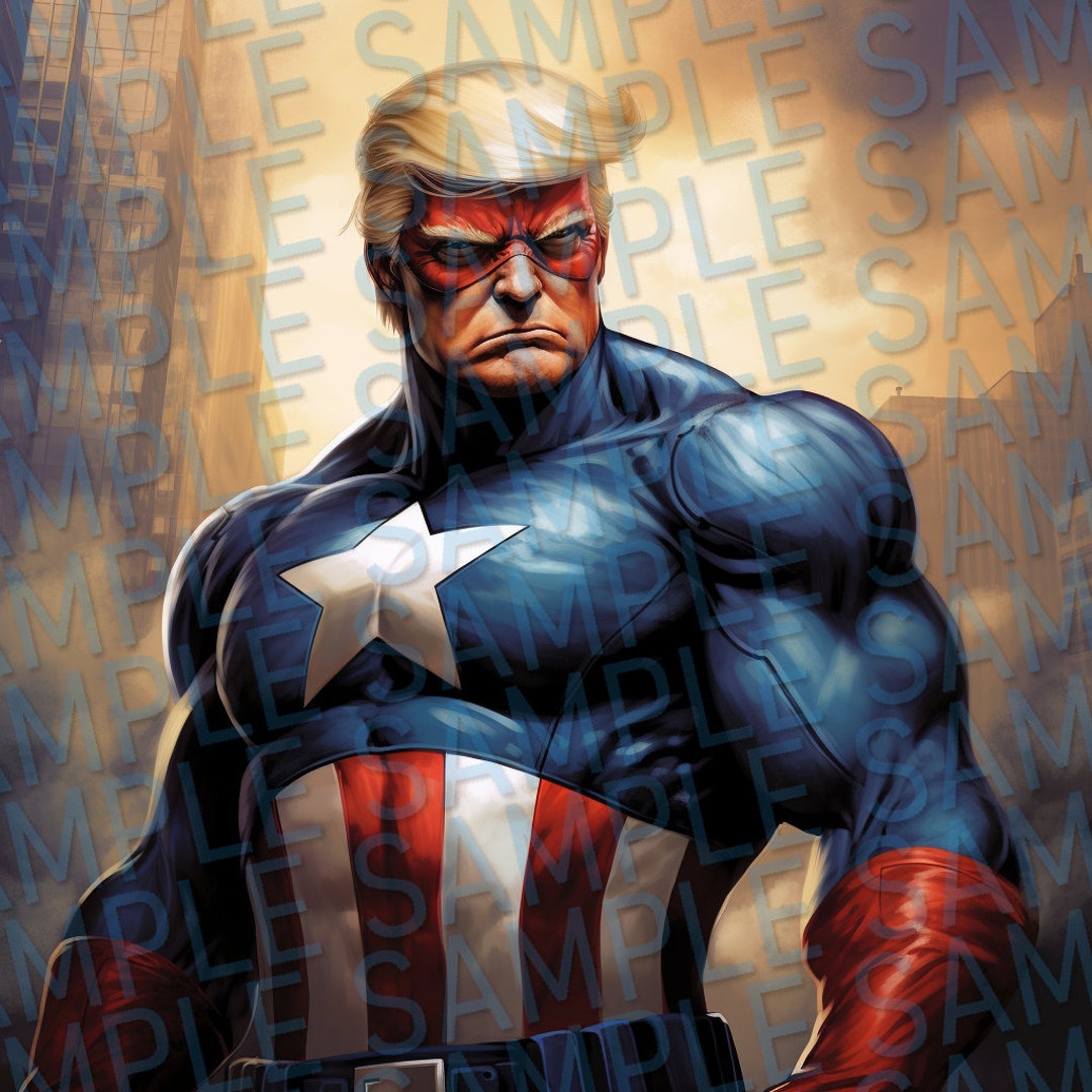 Donald Trump Super Hero Super Trump PNG Digital Download - Etsy