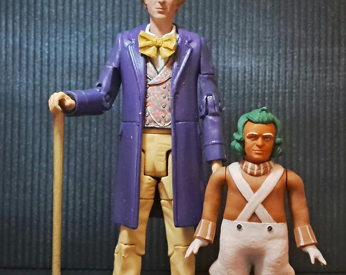 Willy Wonka (gene Wilder) and Oompa Loompa Custom Action Figure Set. - Etsy