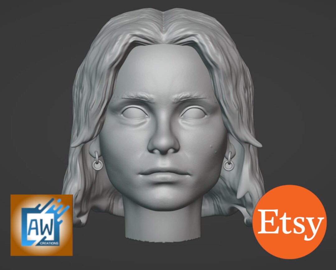 Doctor Who Ruby Sunday millie Gibson Head - Etsy UK