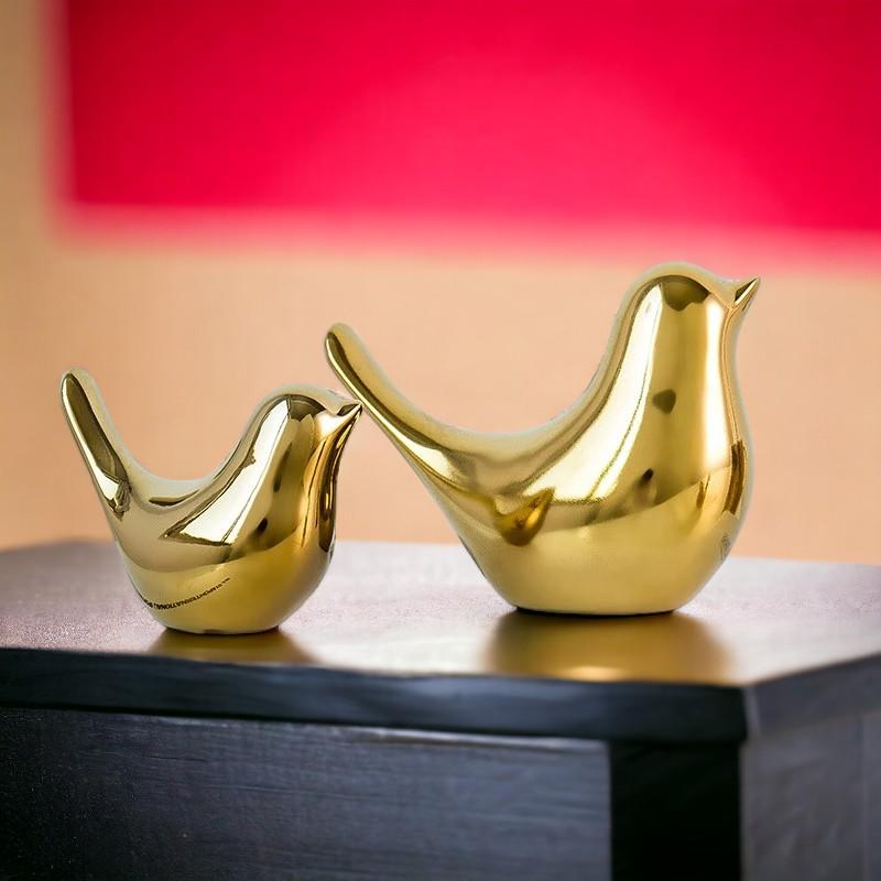 Ceramic Gold Birds | Golden Birds | Home Decor | Designer Home ...