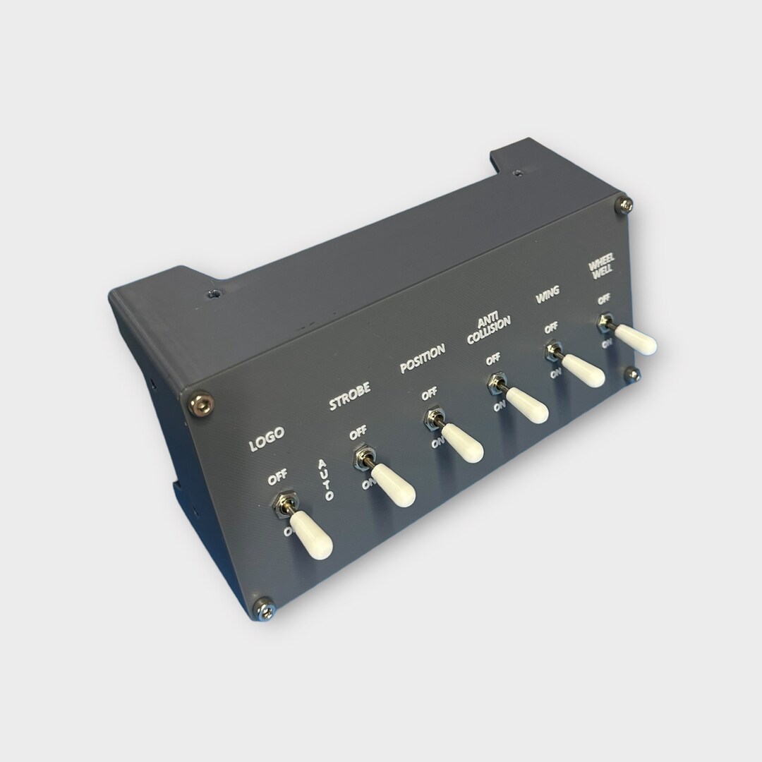 Boeing 737 Overhead Lights Module - Flight Simulator - Home Cockpit ...