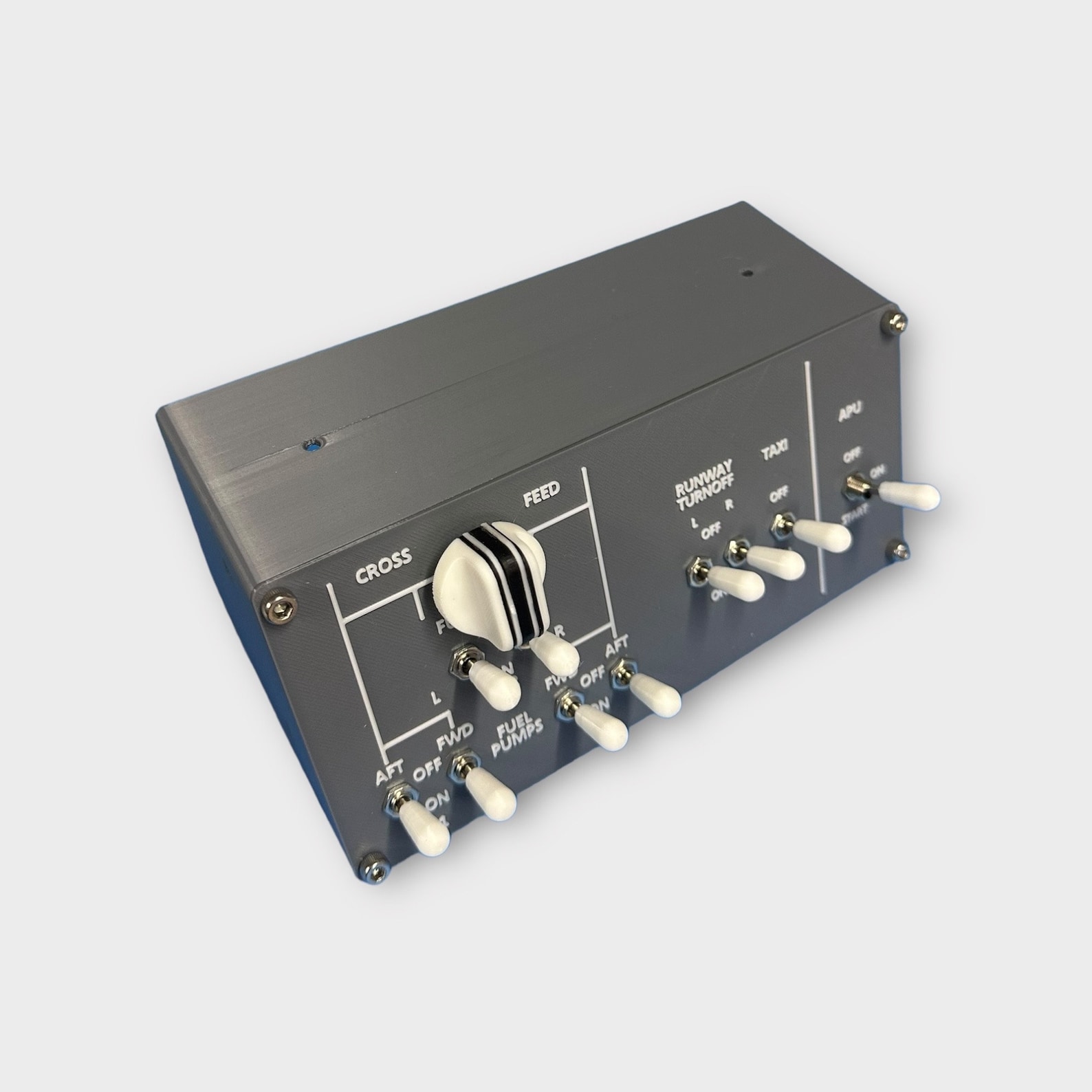 Boeing 737 APU, Taxi Lights & Fuel Panel Combo Module Flight Simulator ...