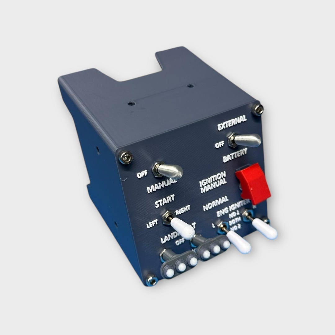 DHC-6 Twin Otter Overhead Starter / Ignition / External Lights Module ...