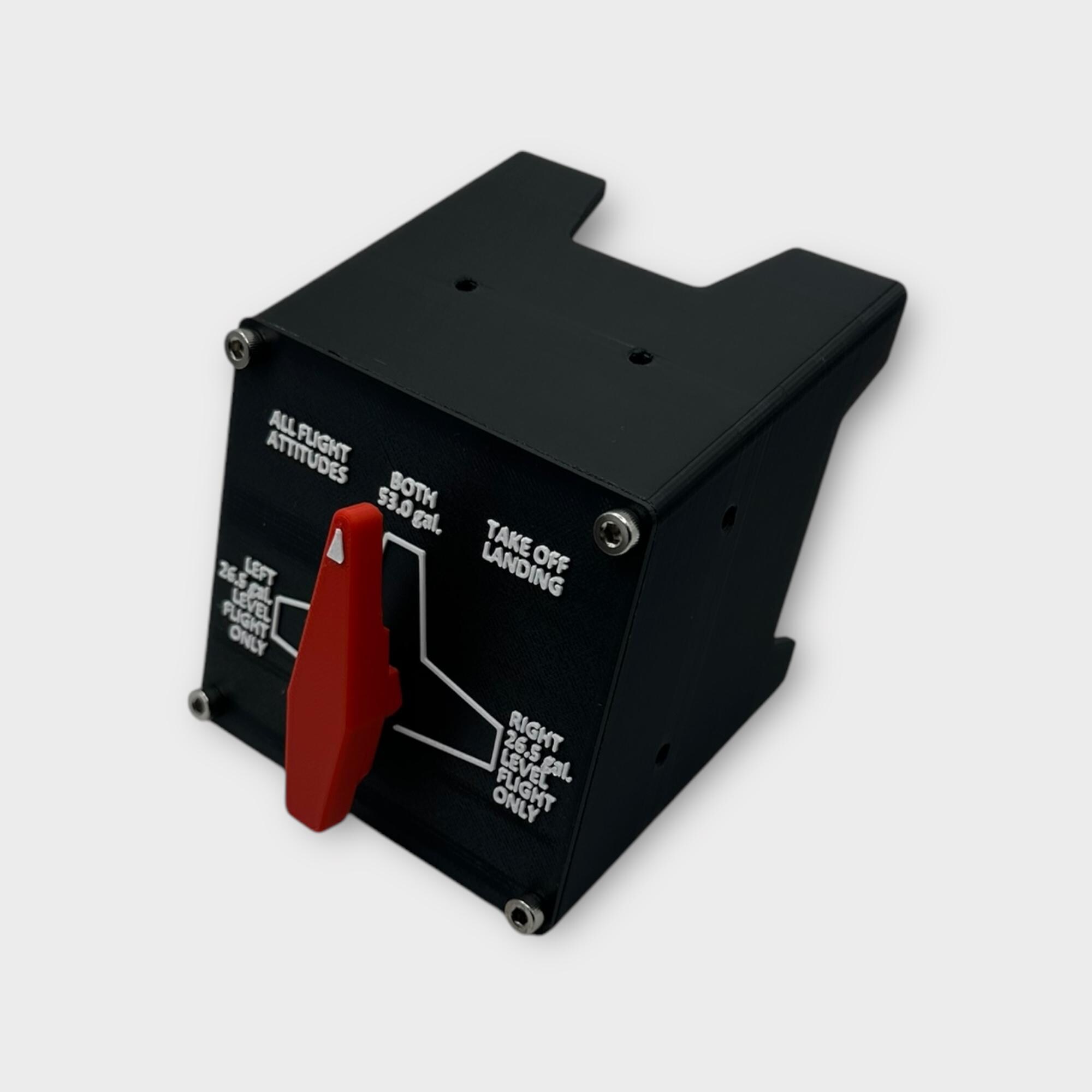 GA Single Engine 3-position Fuel Control Panel - Flight Simulator ...