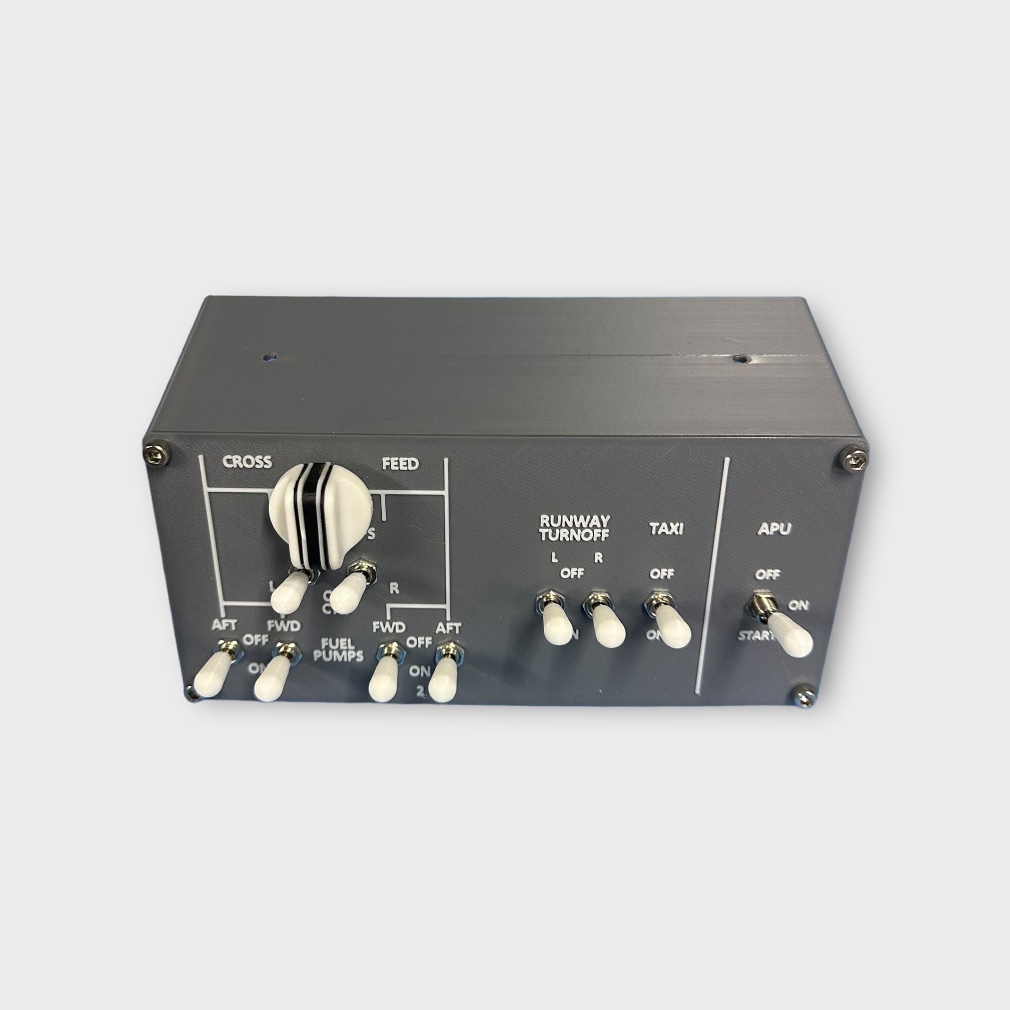 Boeing 737 APU, Taxi Lights & Fuel Panel Combo Module Flight Simulator ...