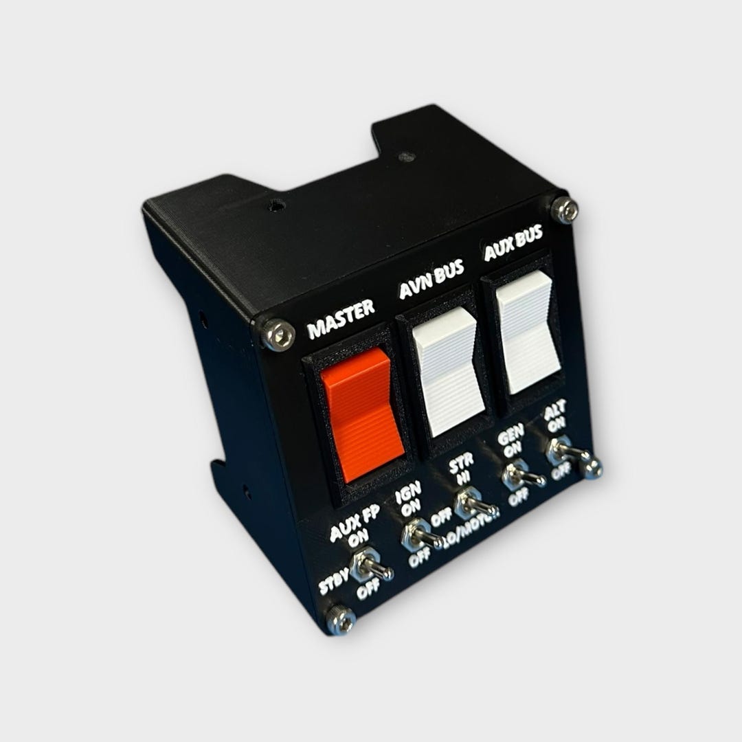 Daher Kodiak 100 Switch Panel Module - Flight Simulator - Home Cockpit ...