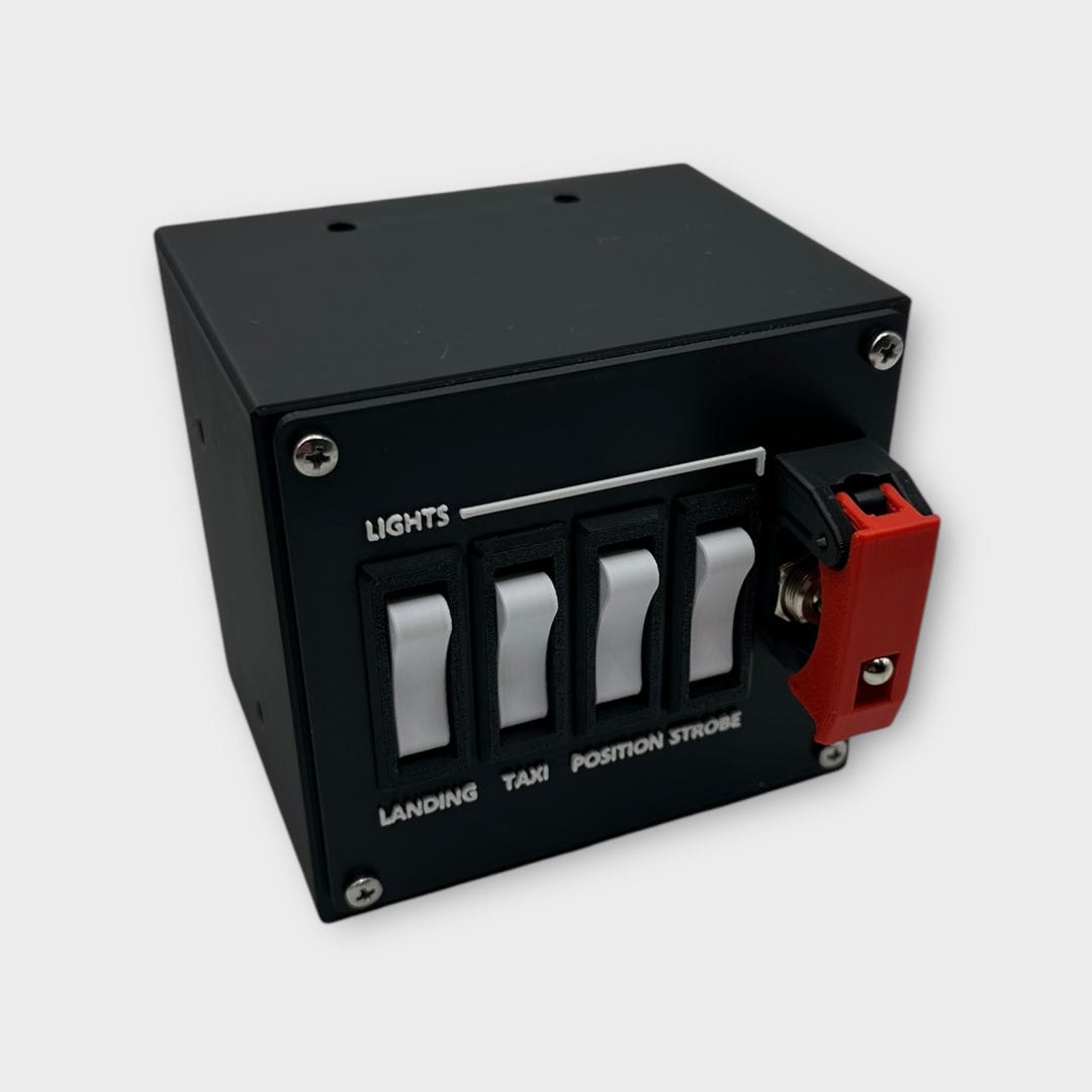 Diamond DA40 Lights Panel Module - Flight Simulator - Home Cockpit ...