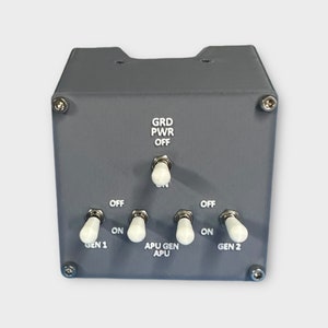 Boeing 737 APU Gen & Ground Power Module Flight Simulator Home Cockpit ...