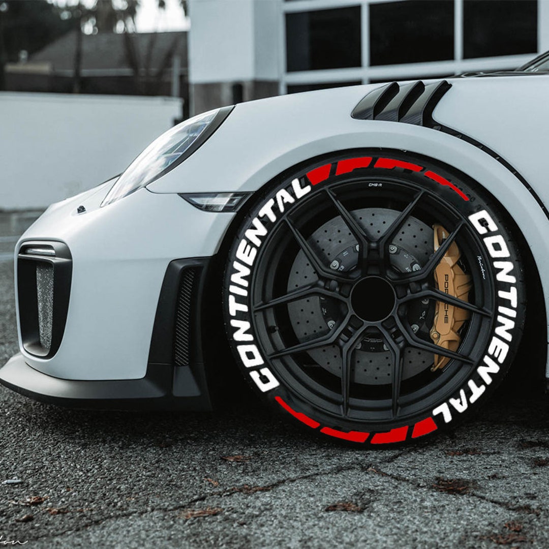 Permanent Tire Lettering Continental Strips 1.00 2.5 - Etsy