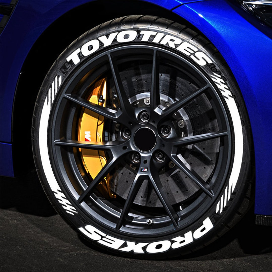 Permanent Tire Lettering Toyo Tires Proxes Stickers Strips - Etsy