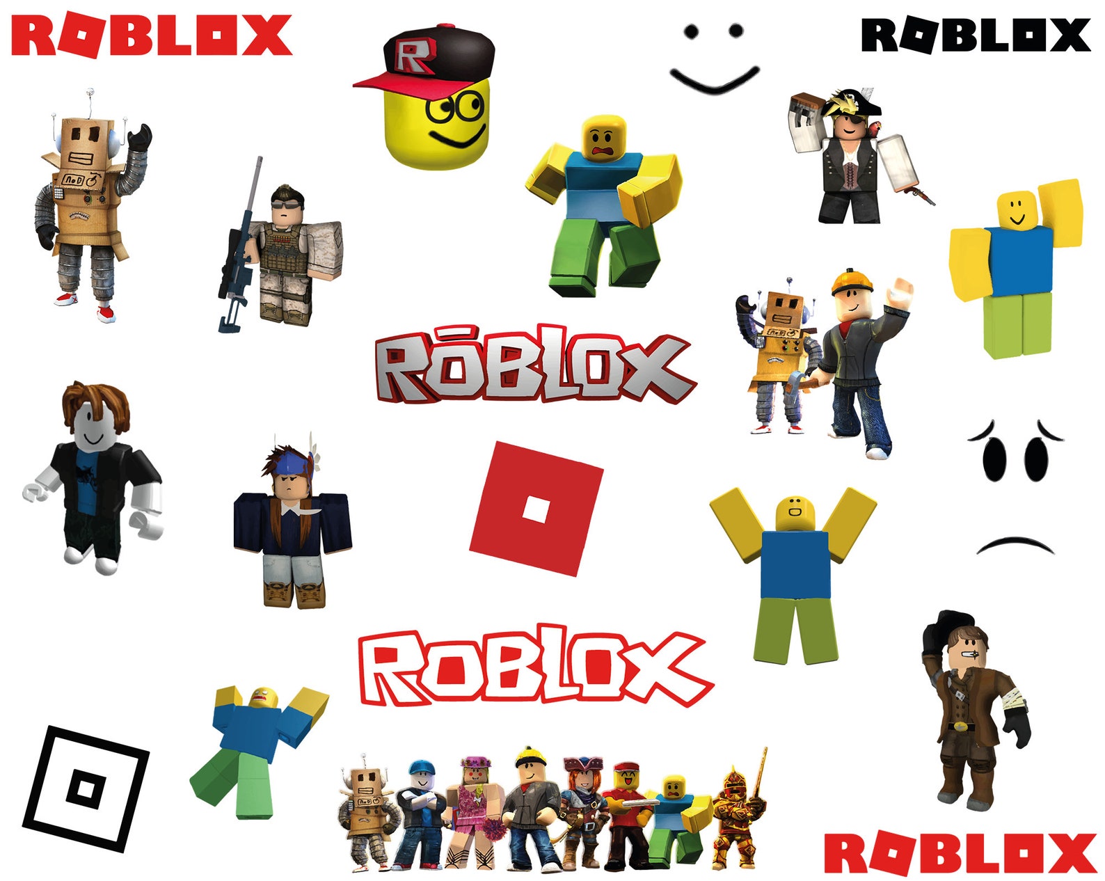 Roblox Svg Bundle Roblox Png Roblox Png Gaming Bundle - Etsy Canada