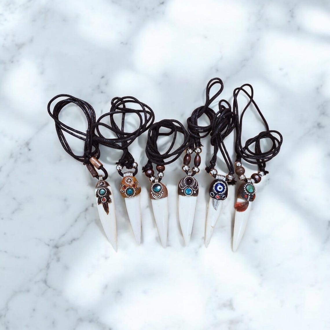 Handmade Crocodile Tooth Necklace - Etsy