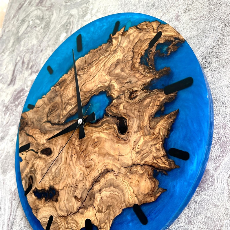 Epoxy Wall Clock Resin Clock Unique Wall Clock Epoxy Wall - Etsy