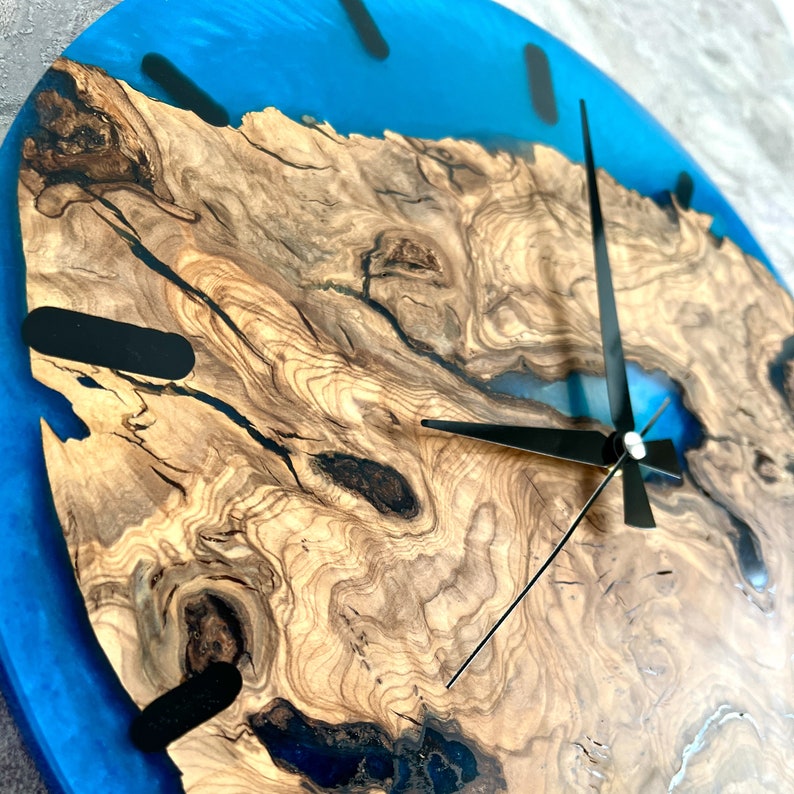 Epoxy Wall Clock, Resin Clock, Unique Wall Clock, Epoxy Wall Clock ...