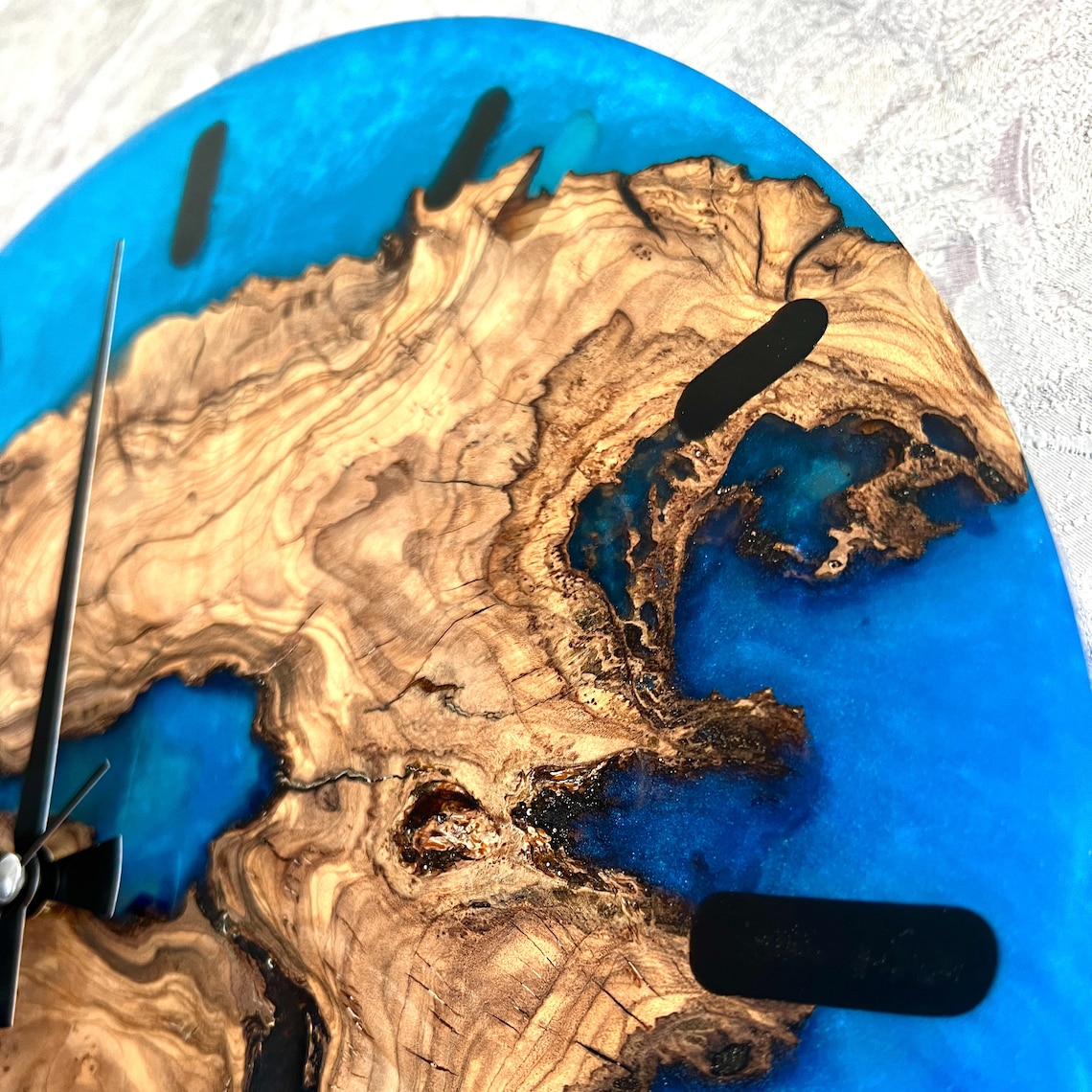 Epoxy Wall Clock Resin Clock Unique Wall Clock Epoxy Wall - Etsy