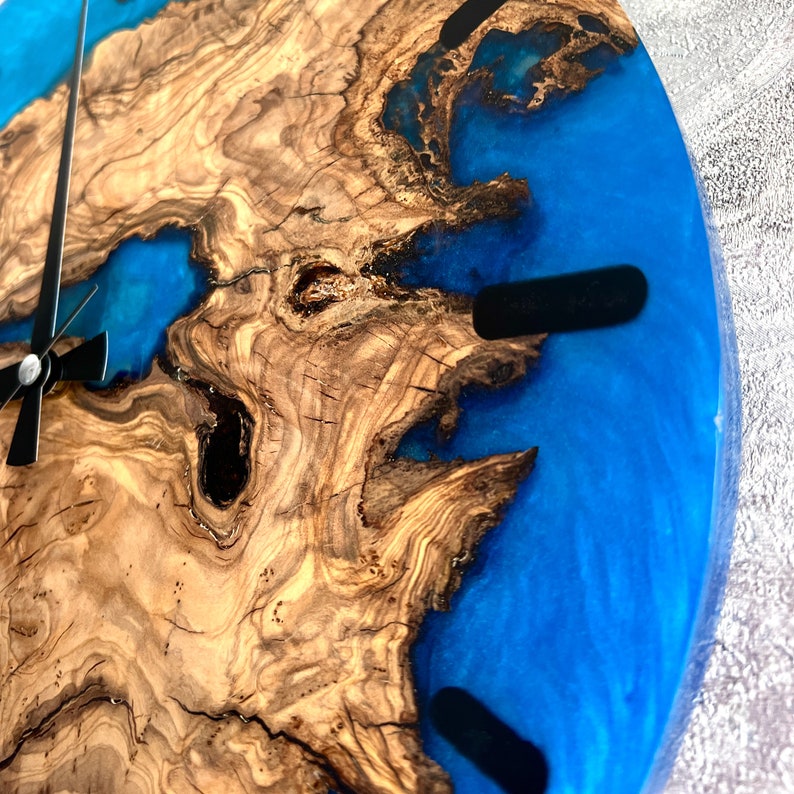 Epoxy Wall Clock Resin Clock Unique Wall Clock Epoxy Wall - Etsy