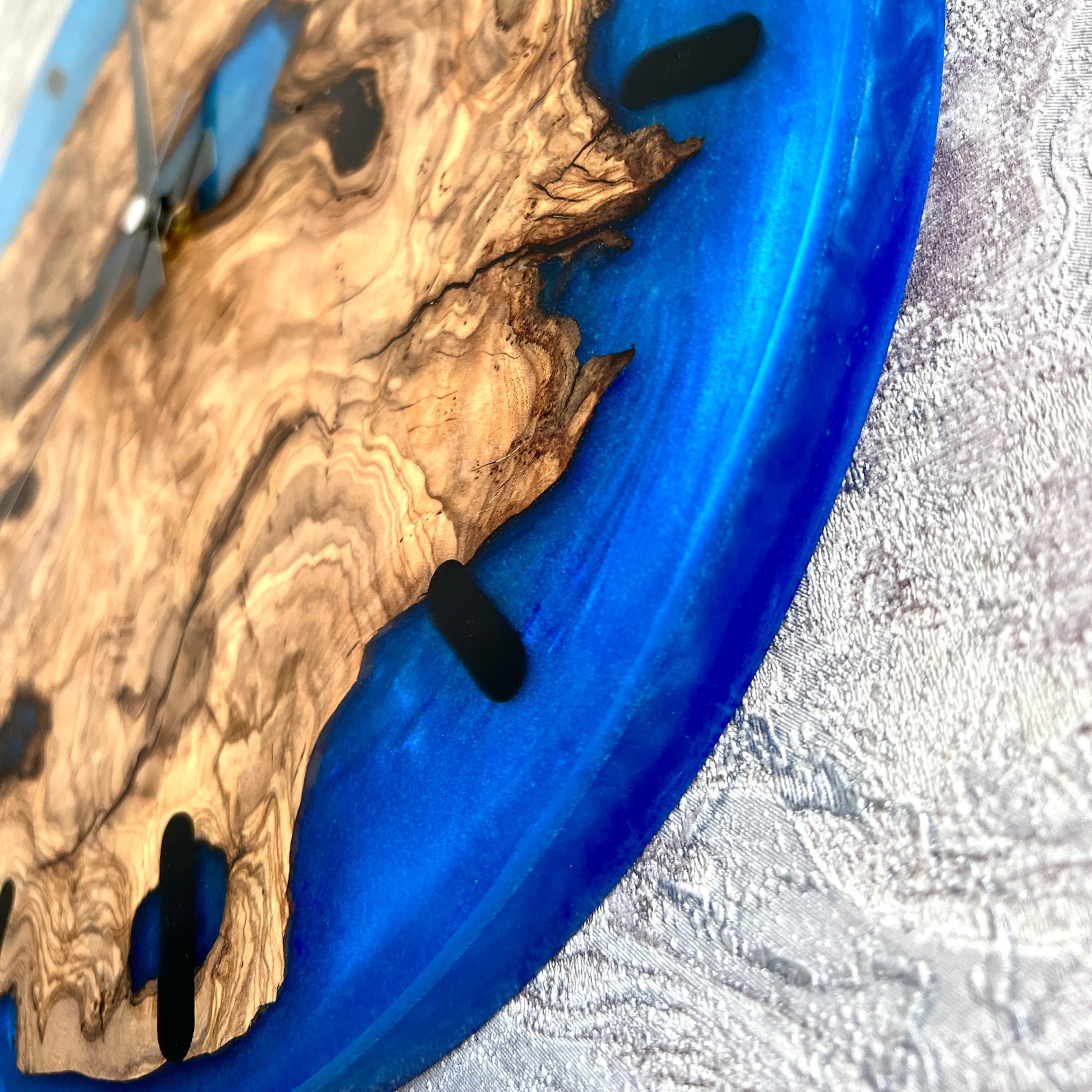 Epoxy Wall Clock, Resin Clock, Unique Wall Clock, Epoxy Wall Clock ...