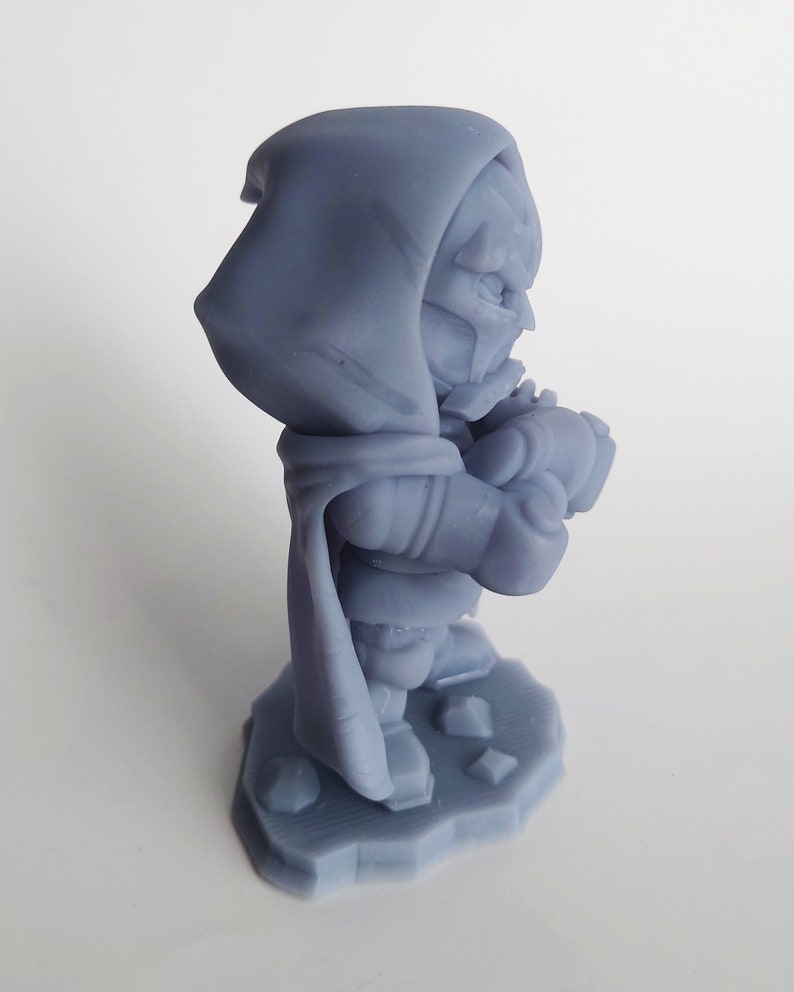 Dr Doom Chibi Style Statue 3D Printed - Etsy UK