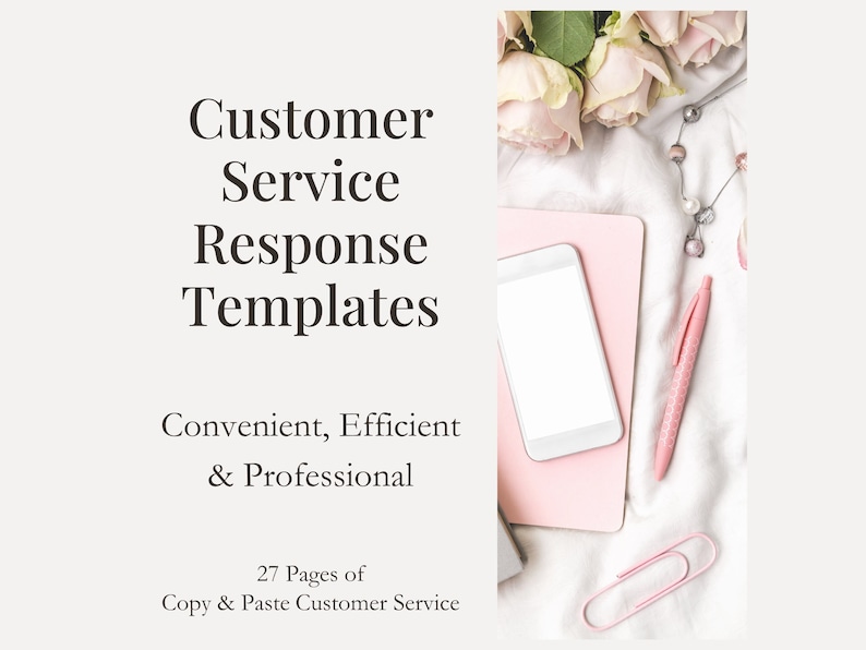 Customer Service Message Template, Customer Support Swipe Files ...