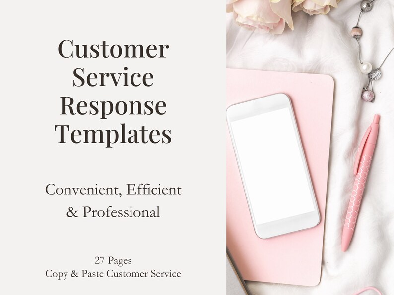 Customer Service Message Template, Customer Support Swipe Files ...