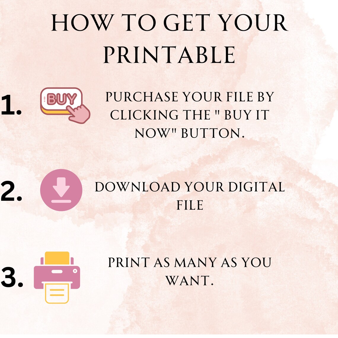 Printable Calendar, Affirmation Calendar, 12 Month Calendar, Minimalist ...