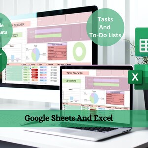 Daily task Tracker Template Spreadsheet Excel Sheet and Google Sheets ...