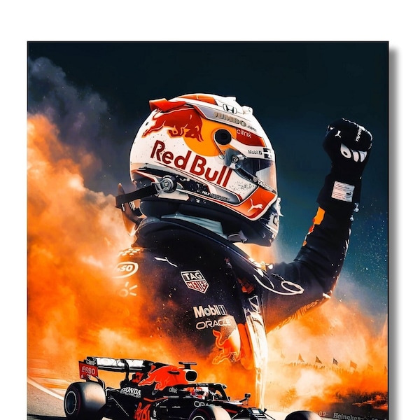 Max Verstappen 2023 World Champion Poster - Etsy