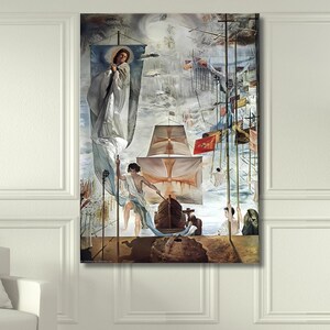 Salvador Dali Surreal Artwork,salvador Dali Poster,dali's Christopher ...