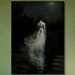 Vintage Moonlit Waterside Stroll Decor, Woman in Moonlight, Oil ...