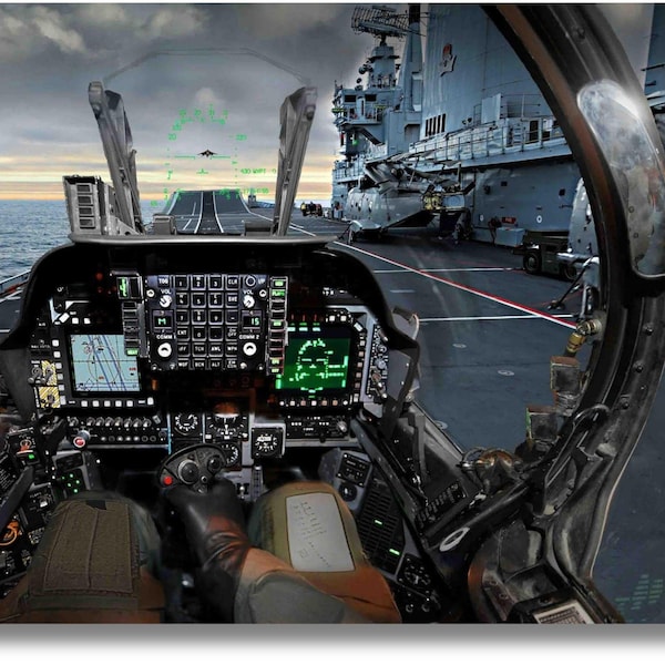 Cockpit Canvas Wall Art - Etsy