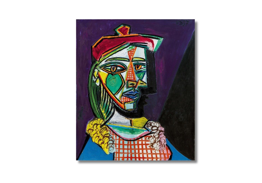 Portrait of Marie-thérèse Walter by Pablo Picasso Canvas Wall Art,pablo ...