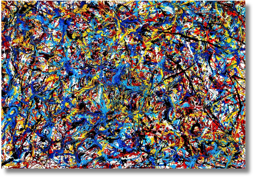 Portrait of Pollock Print,jackson Pollock Portrait,jackson Pollock ...