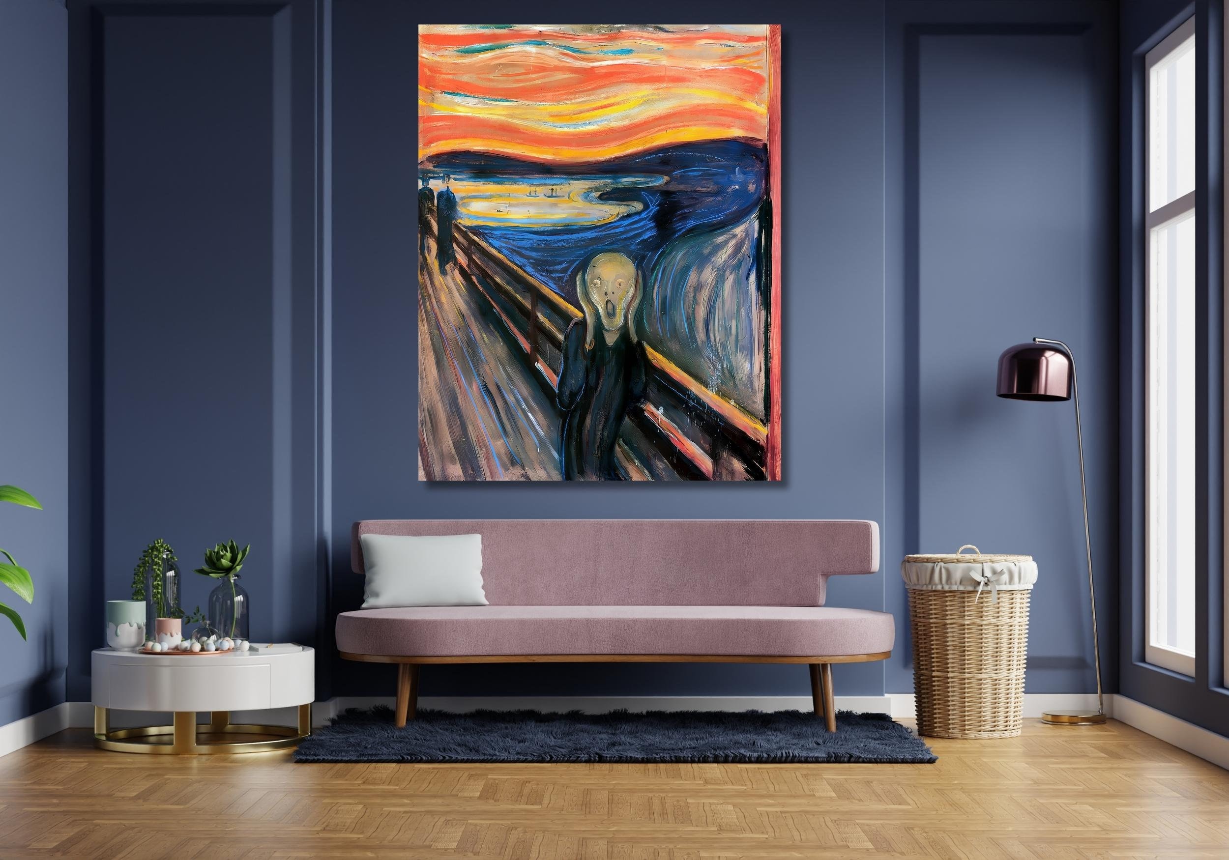 Edvard Munch's the Scream Painting 1893 National Gallery Norway ...