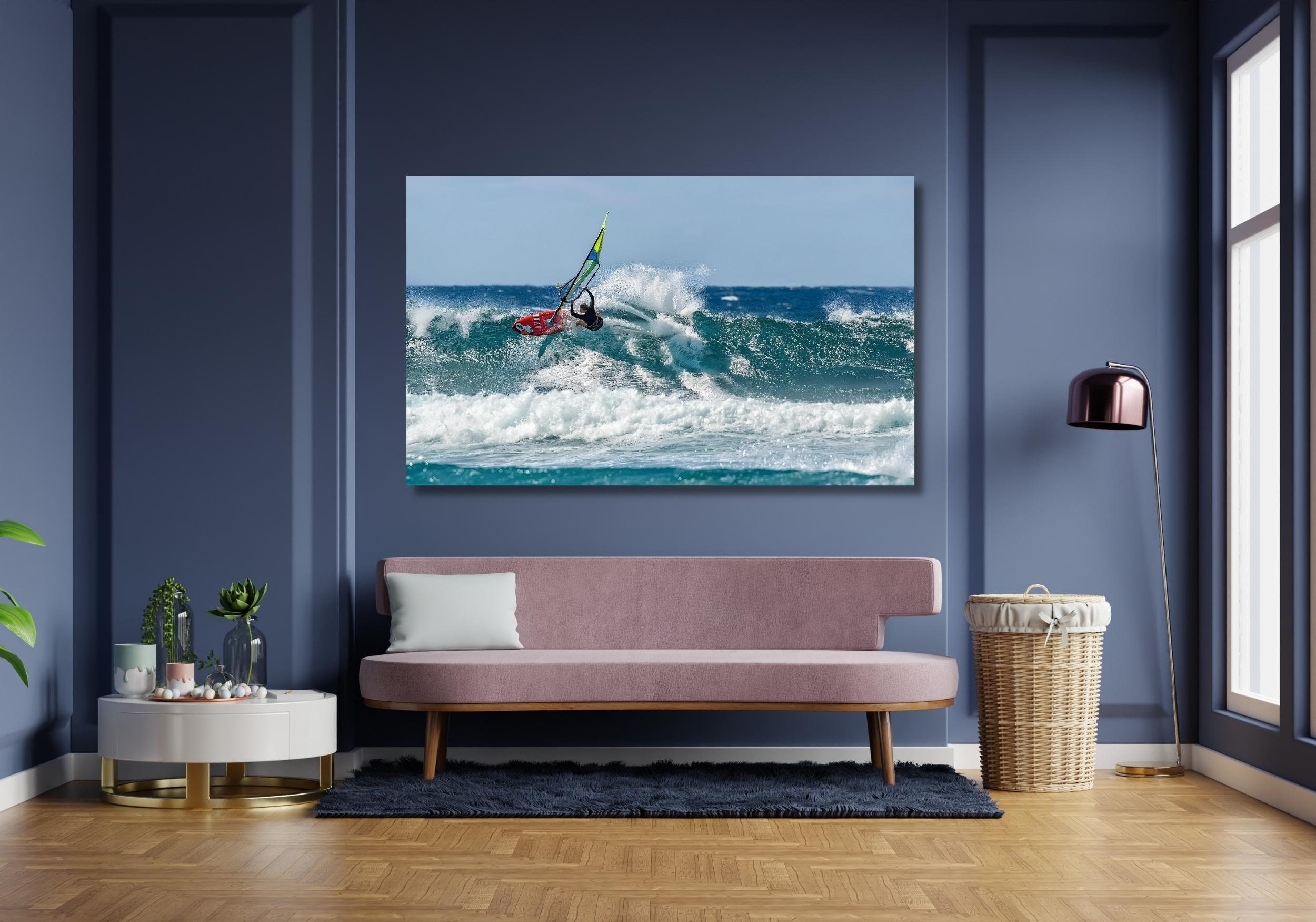 Windsurfing Poster, Windsurfing Canvas Wall Art Design,watersport ...
