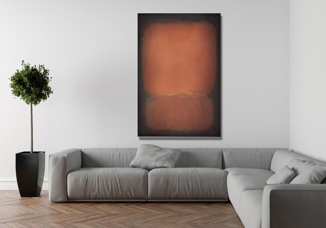 Mark Rothko Brown and Colorful Print Wall Art,paintings Reproduction ...