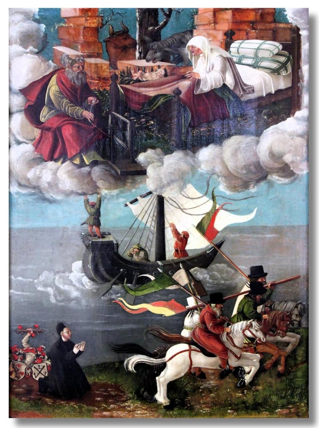 Votive Art by Hans Sebald Lautensack Canvas Wall Art Print,medieval ...