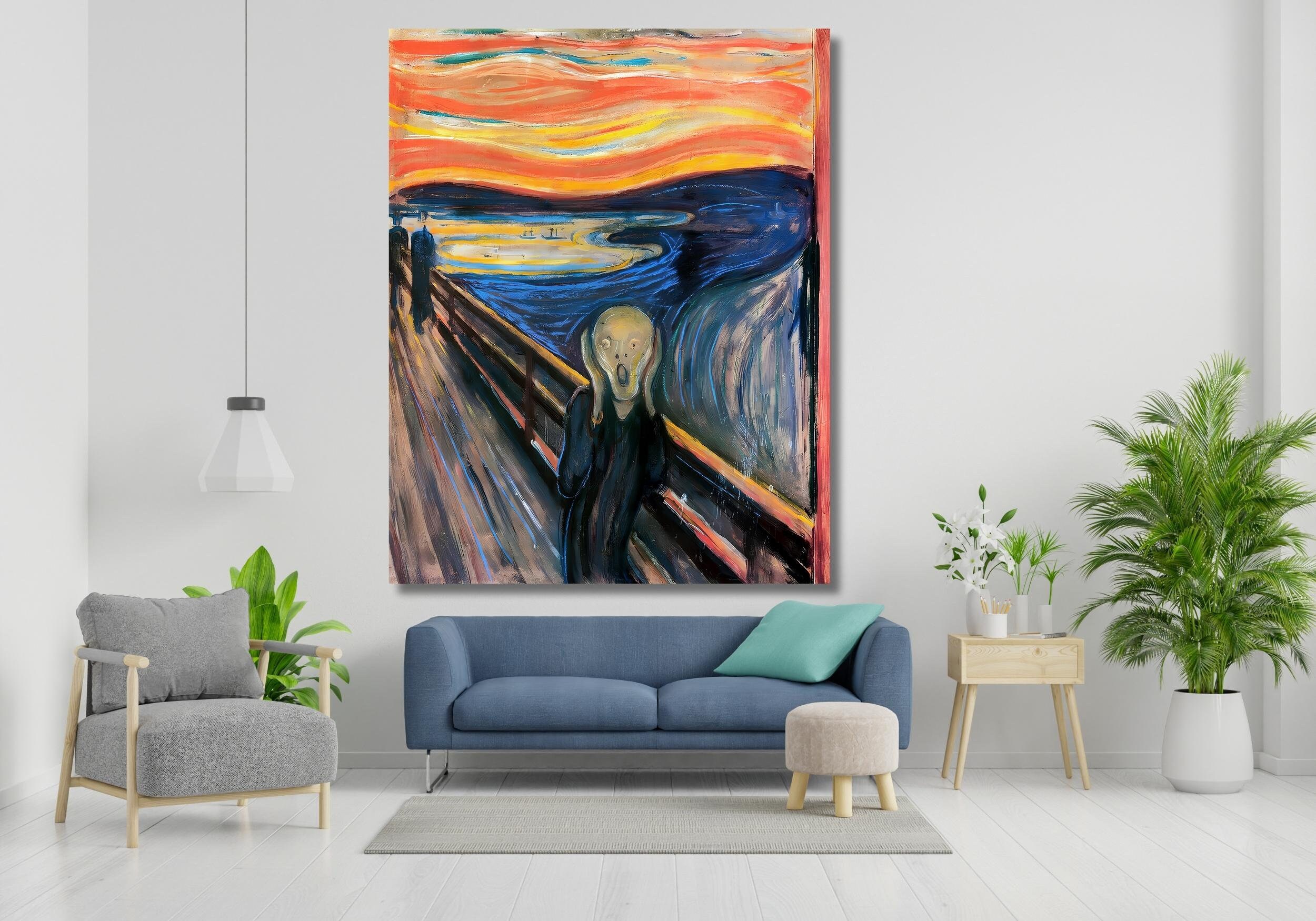 Edvard Munch's the Scream Painting 1893 National Gallery Norway ...