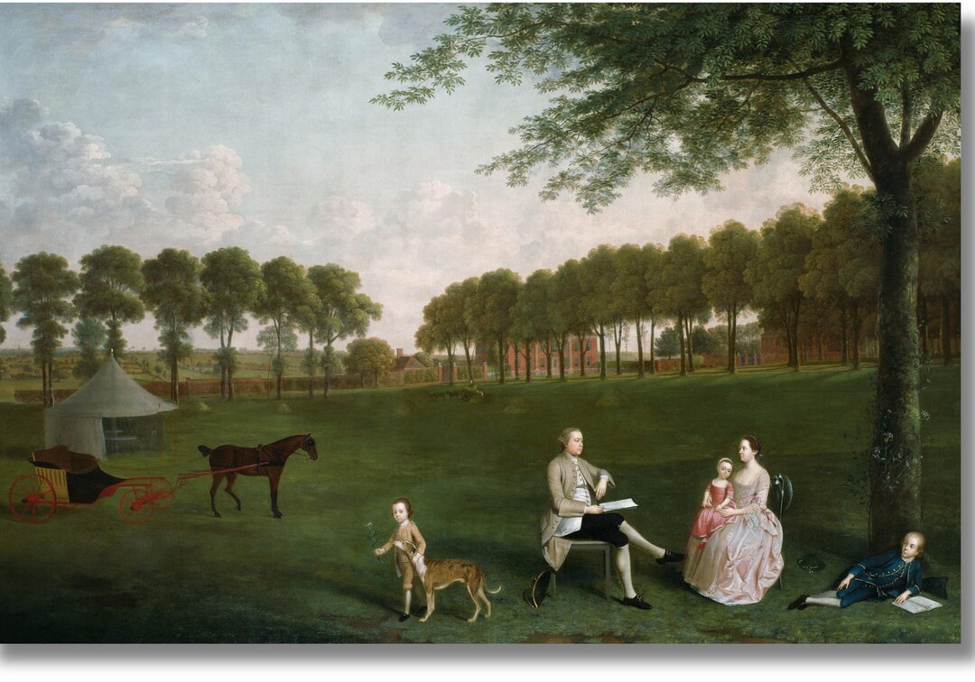 Arthur Devis Wall Art, Arthur Devis Art Print, Georgian-era Elegance ...