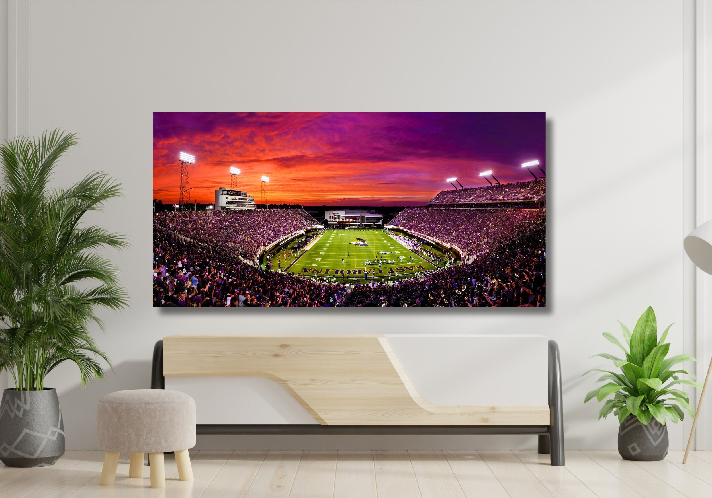 Dowdy-ficklen Stadium Canvas Print Art,dowdy-ficklen Stadium Poster ...