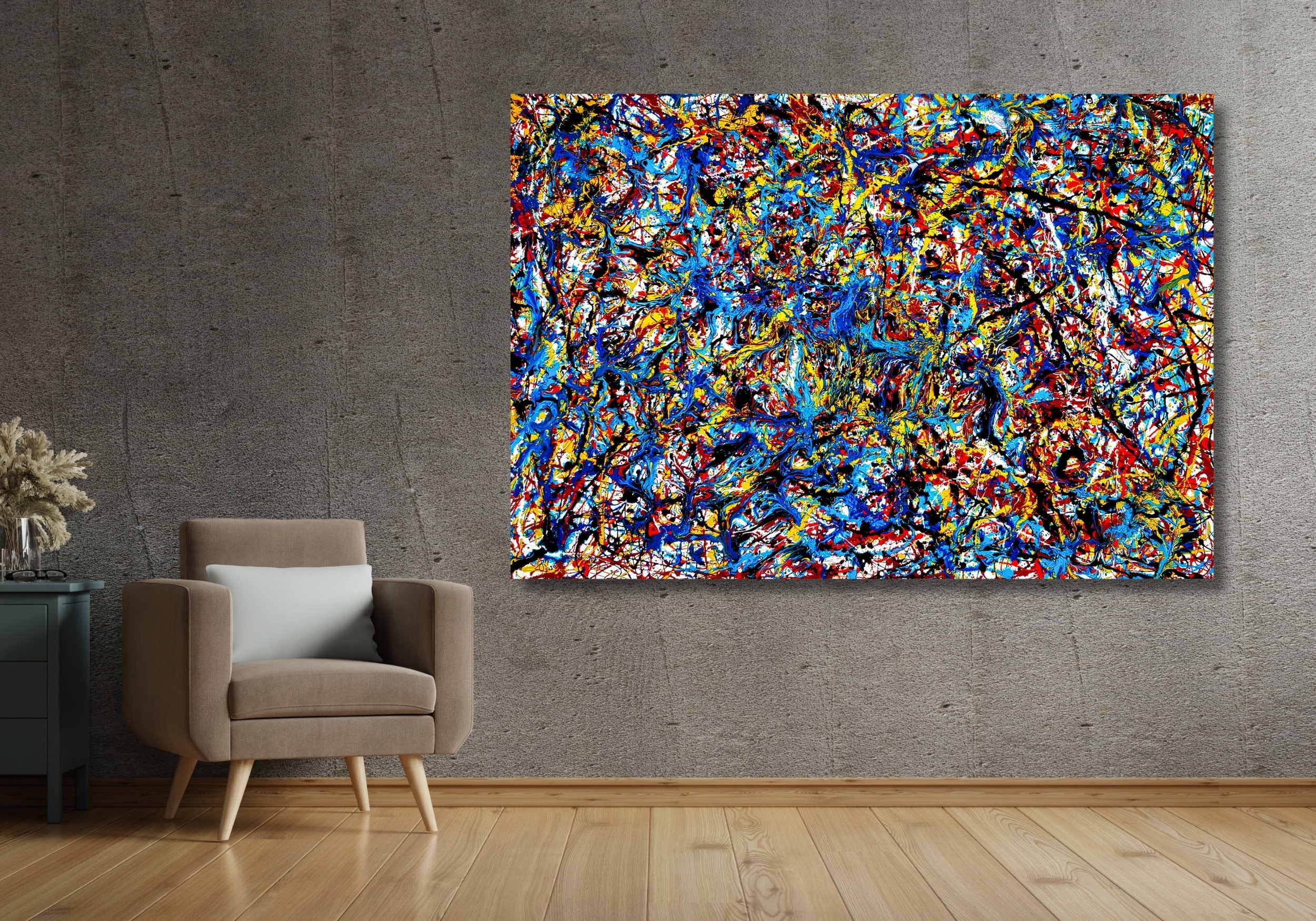 Portrait of Pollock Print,jackson Pollock Portrait,jackson Pollock ...