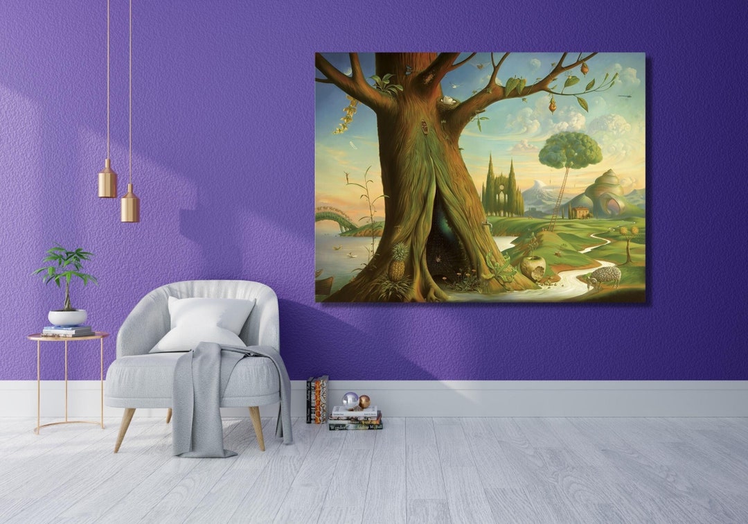 Vladimir Kush Surrealist Artist Canvas Wall Art, Art Print,poster ...