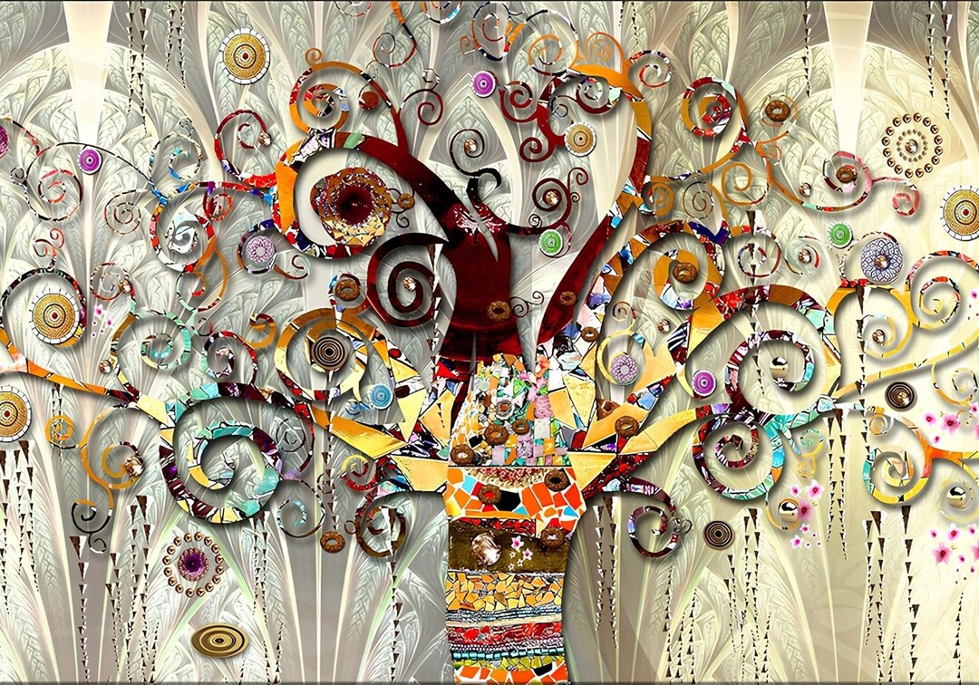 Klimt Tree of Life,stoclet Frieze Canvas,famous Austrian Artist Print ...