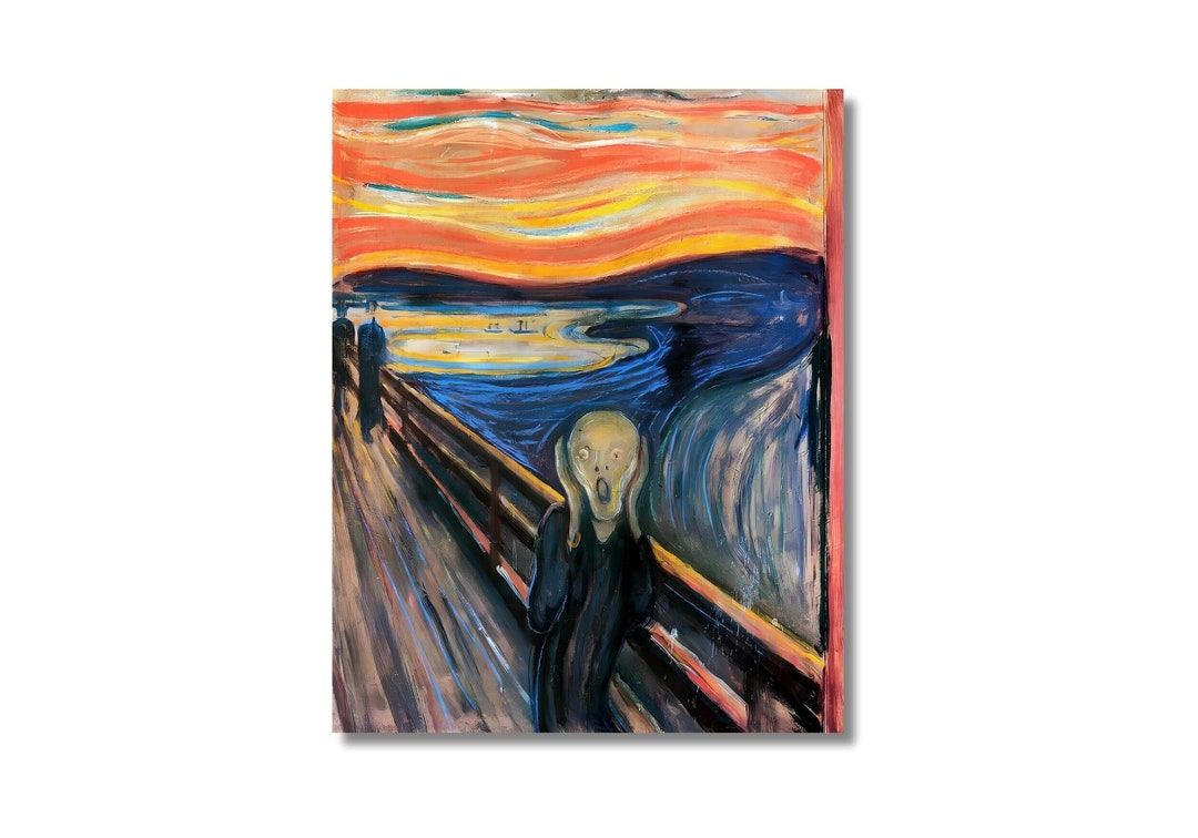 Edvard Munch- the Scream Canvas Print,the Scream Wall Art ...
