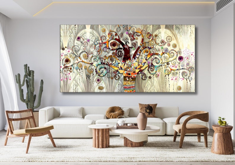 Klimt Tree of Life,stoclet Frieze Canvas,famous Austrian Artist Print ...