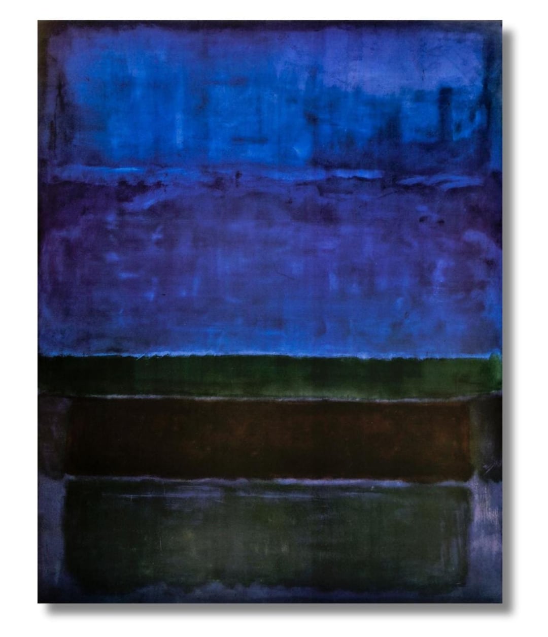 Mark Rothko Print, No.61 Rust and Blue, Abstract Canvas Wall Art ...